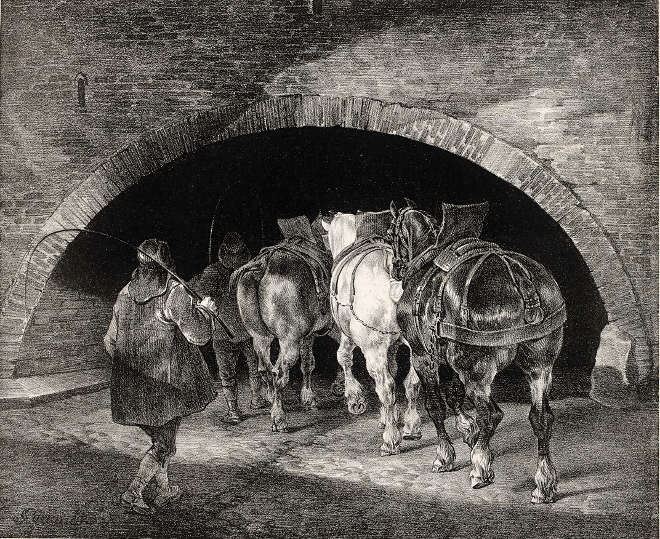 Entrance to the Adelphi Wharf | Théodore Géricault | Sagot - Le Garrec